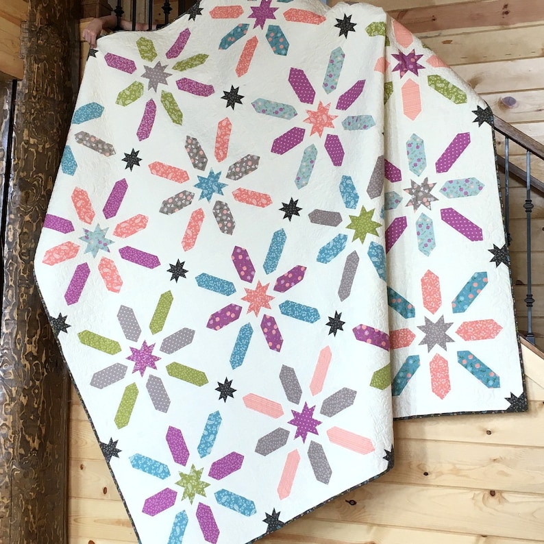 Wishes HARD COPY Quilt Pattern With 5 Size Options - Etsy