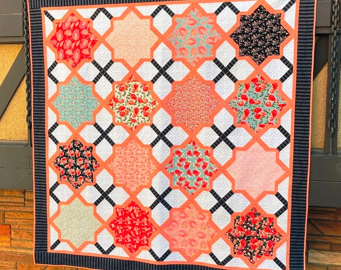 Moroccan Lullaby 2 PDF Quilt Pattern Fat Quarter Friendly in 6 Size ...