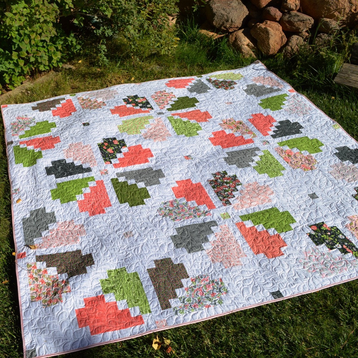 Petal Pop PAPER Quilt Pattern Jelly Roll Friendly in 5 Size Options - Etsy