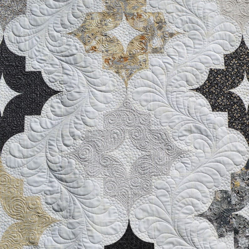 Nordic Nights PAPER Quilt Pattern Fat Quarter Friendly in 5 Size ...