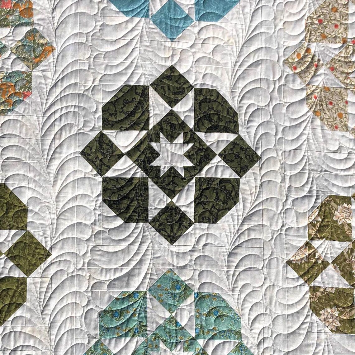 Andromeda - PDF Quilt Pattern - Fat Quarter Friendly in 5 Size Options ...