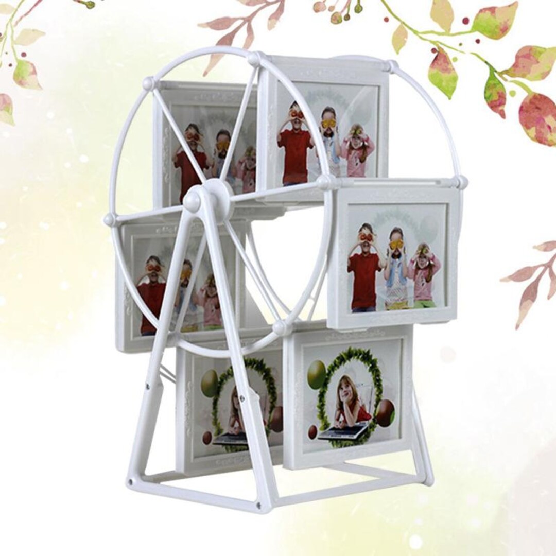 Rotating Ferris Wheel Picture Frame Desk Table Vintage Photo Frames ...