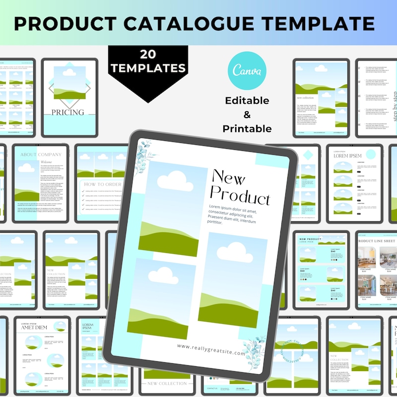Template Product Showcase - Etsy