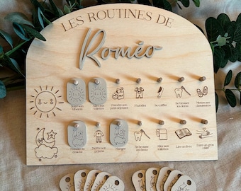 Routine enfant Matin et Soir - Etsy France