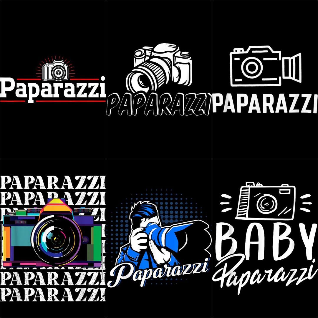 Paparazzi PNG Bundle – Stylish Designs for Photography Enthusiasts and ...