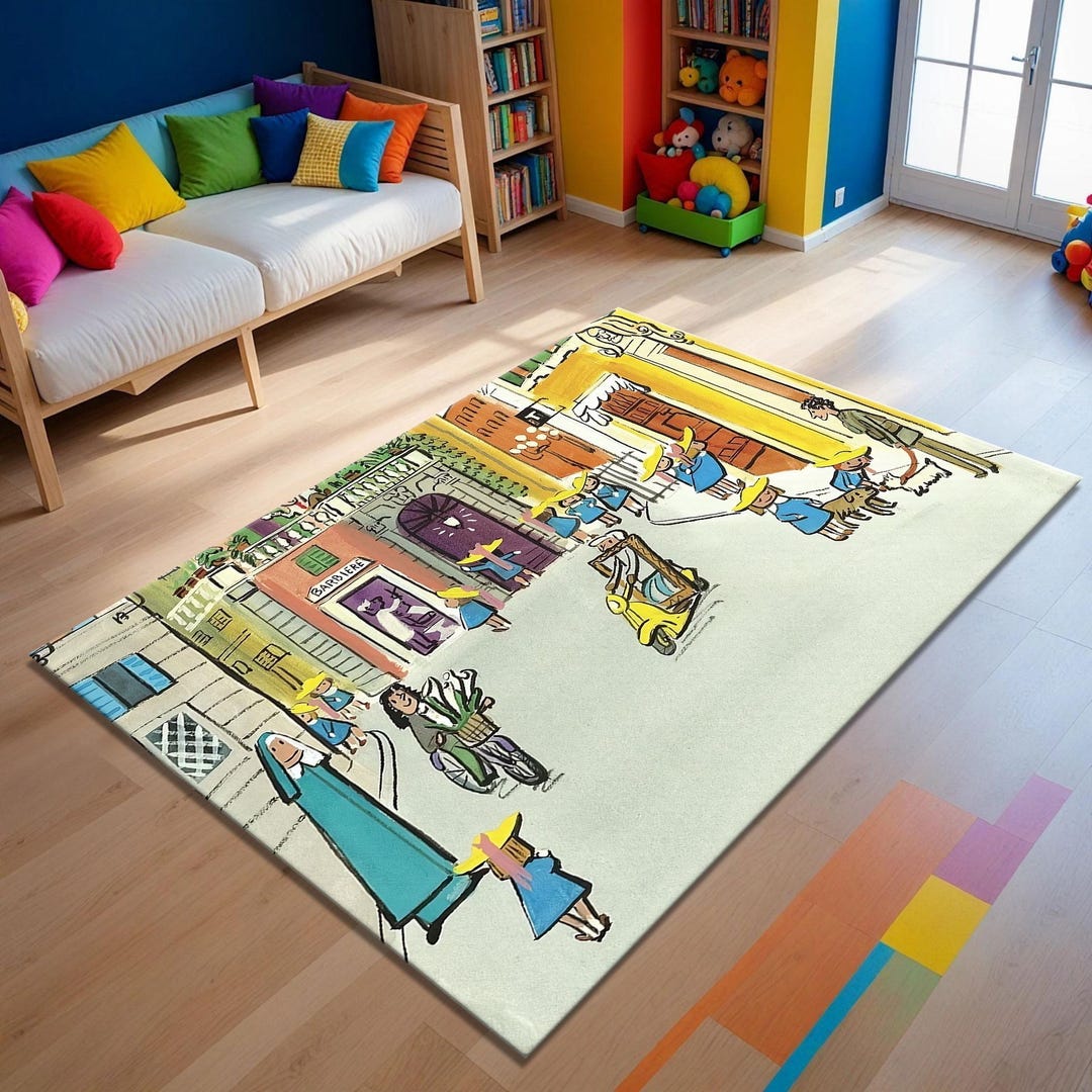 Madeline and the Cat Rug: John Bemelmans Marciano Story Art, Washable ...