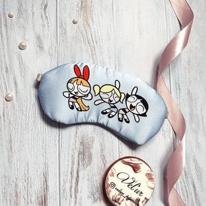 Women's Silk Pajamas Shorts and Tank Top With Powerpuff Girls Print ...