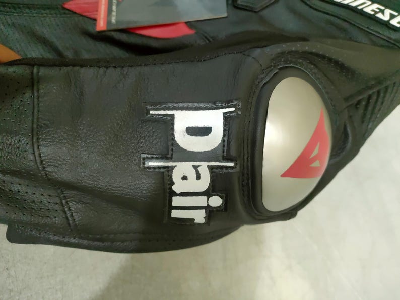 Dainese D Air Motorcycle Leather Racing Suit Black and Red Design - Etsy