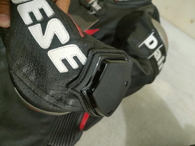 Dainese D Air Motorcycle Leather Racing Suit Black and Red Design - Etsy