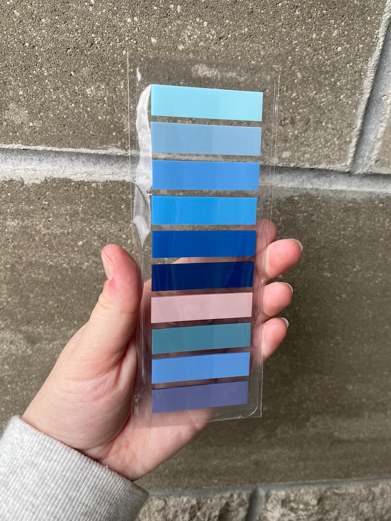 Book Annotation Sticky Notes: Coordinating Color Set - Etsy