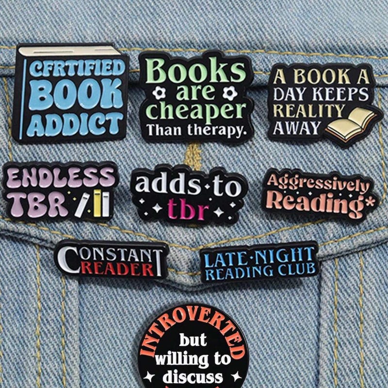 Book Pin - Etsy