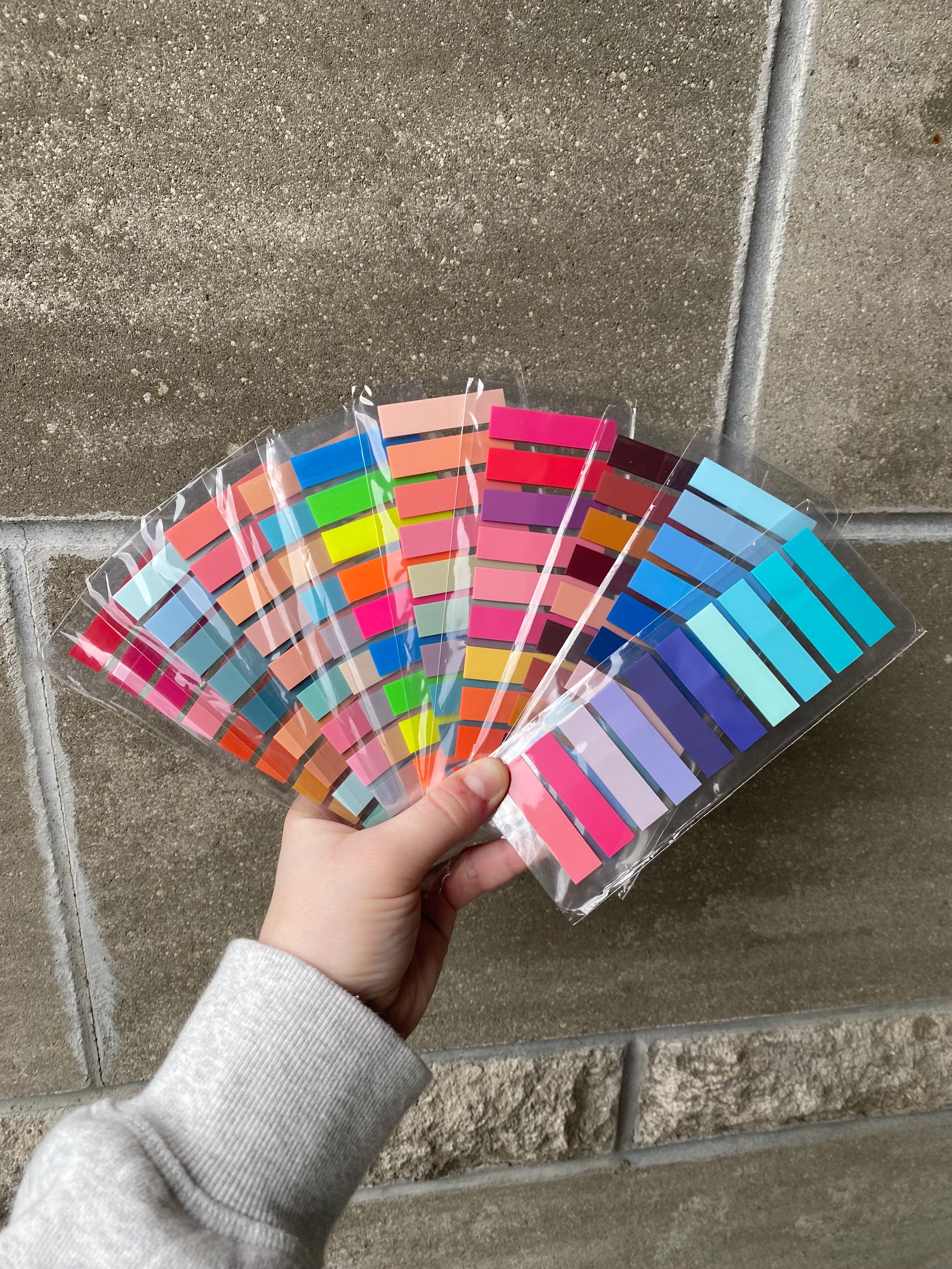 Book Annotation Sticky Notes, Sticky Notes Set, Book Annotations, Gifts ...