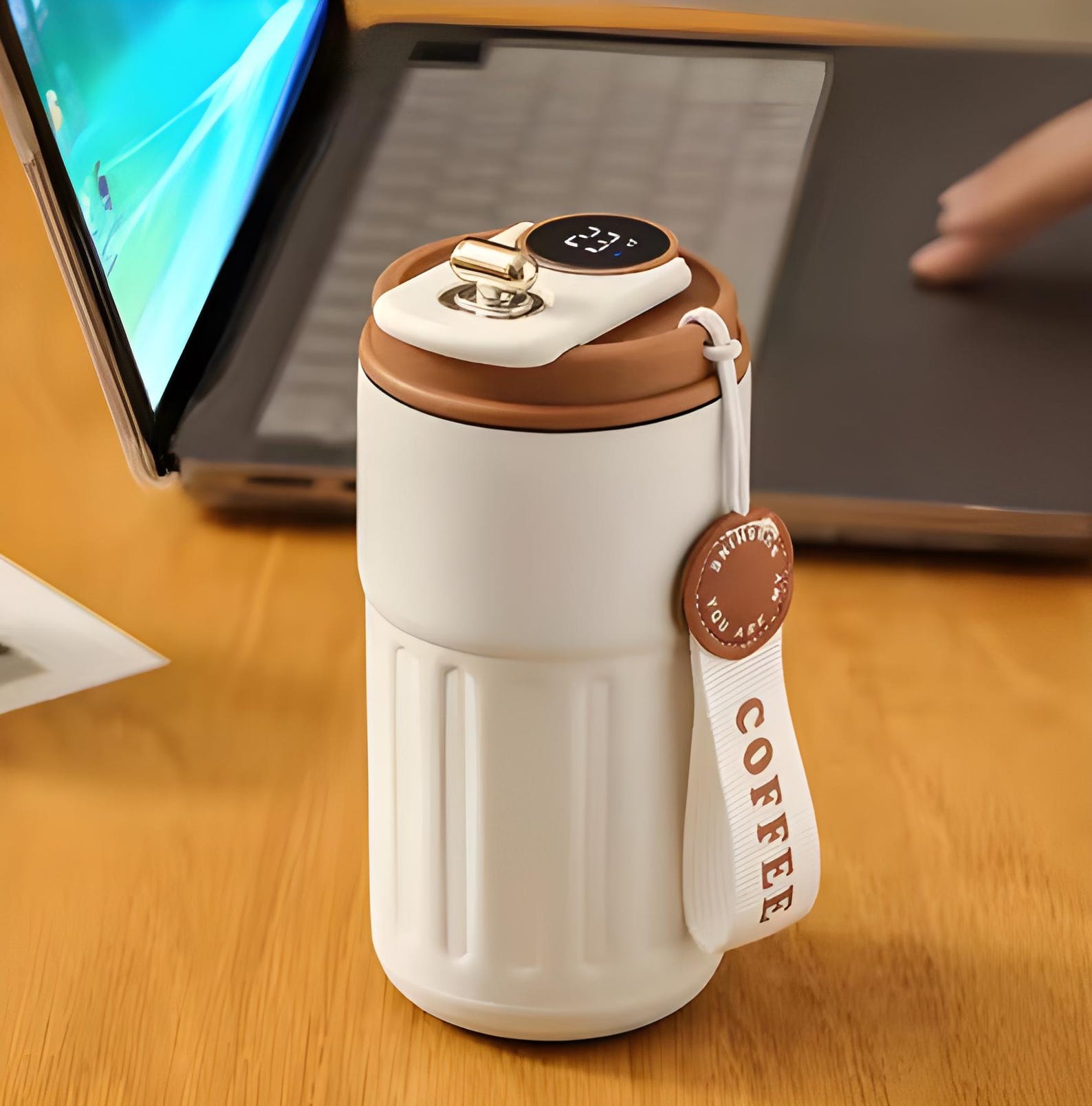 Thermos With Temperature Display, Smart Thermos, Temperature Display ...