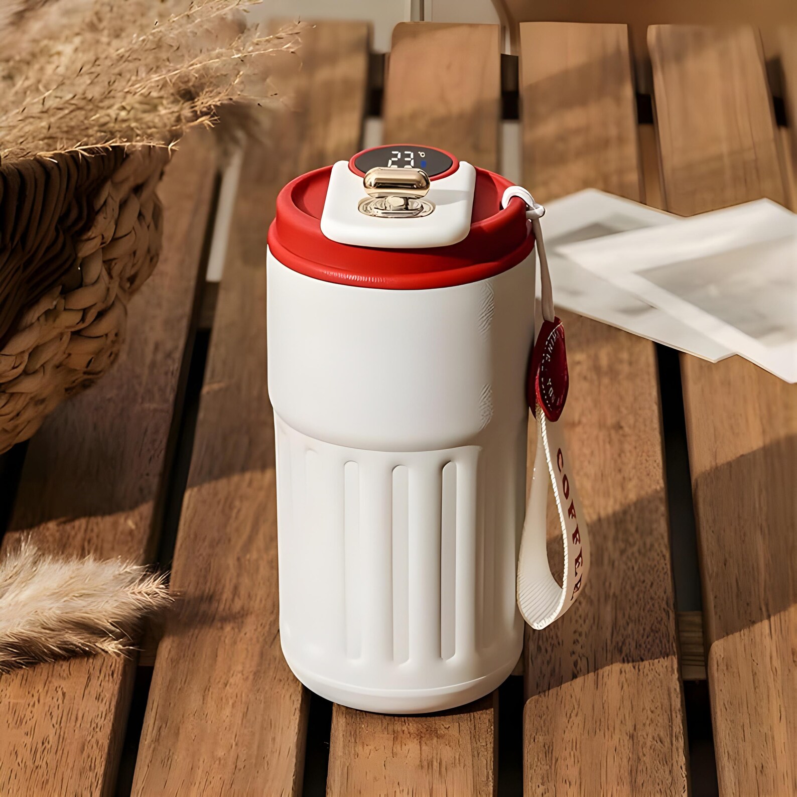 Thermos With Temperature Display, Smart Thermos, Temperature Display ...
