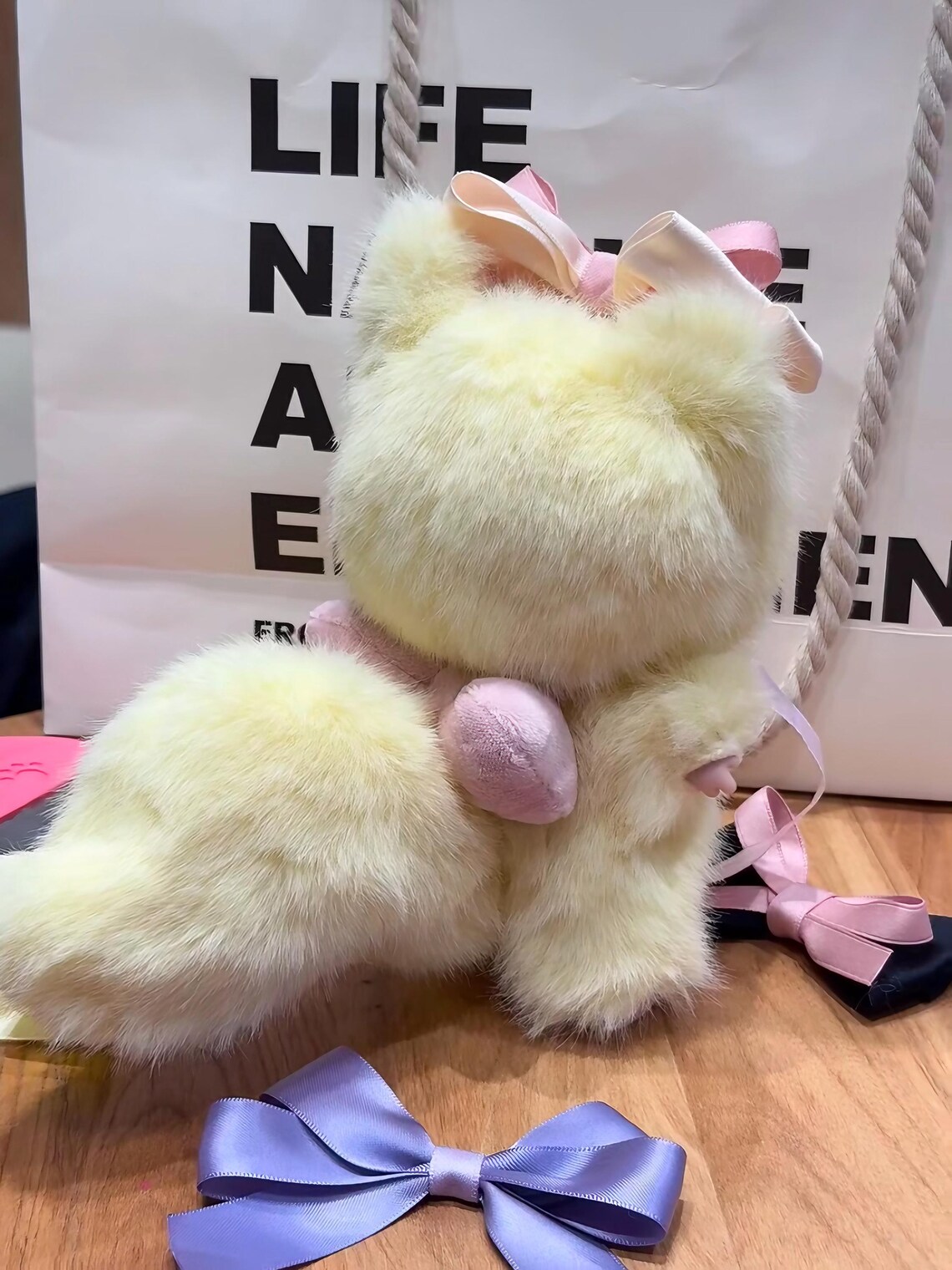 Labubu Original Design Baby Squirrel Yellow-handmade Modification - Etsy