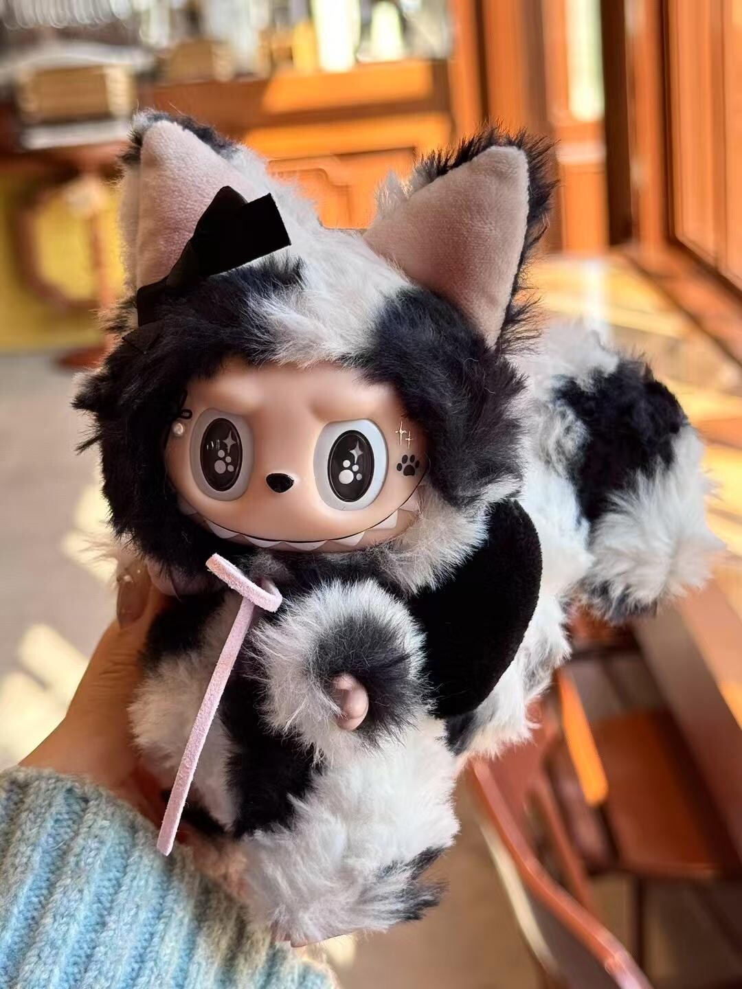 Labubu Original Design Leopard-print Cat & Cow Cat - Etsy