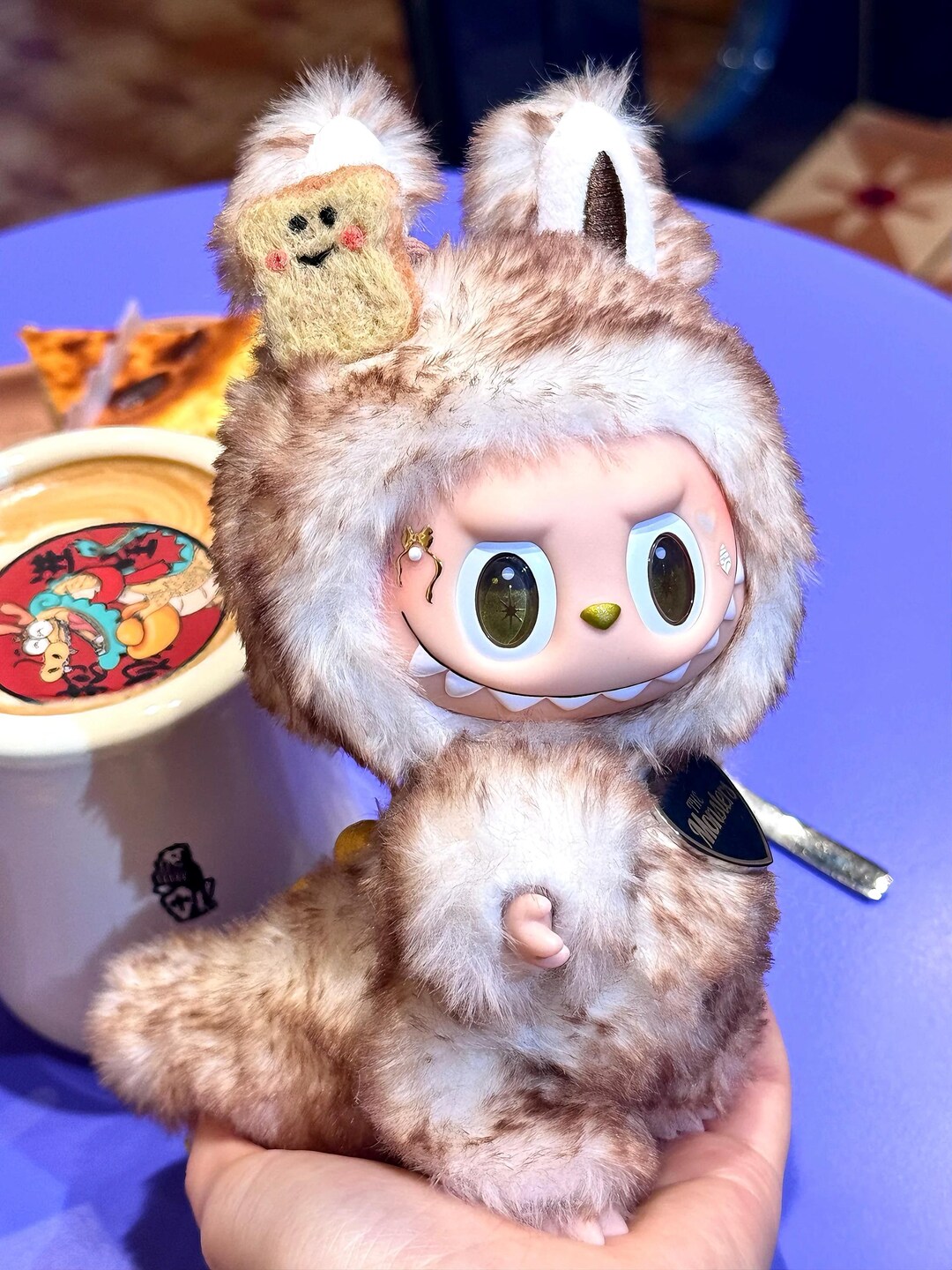 Labubu Original Design Caramel Toast-handmade Modification - Etsy