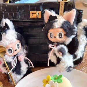 Labubu Original Design Leopard-print Cat & Cow Cat - Etsy