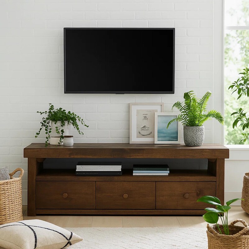 Rustic Media Center - Etsy