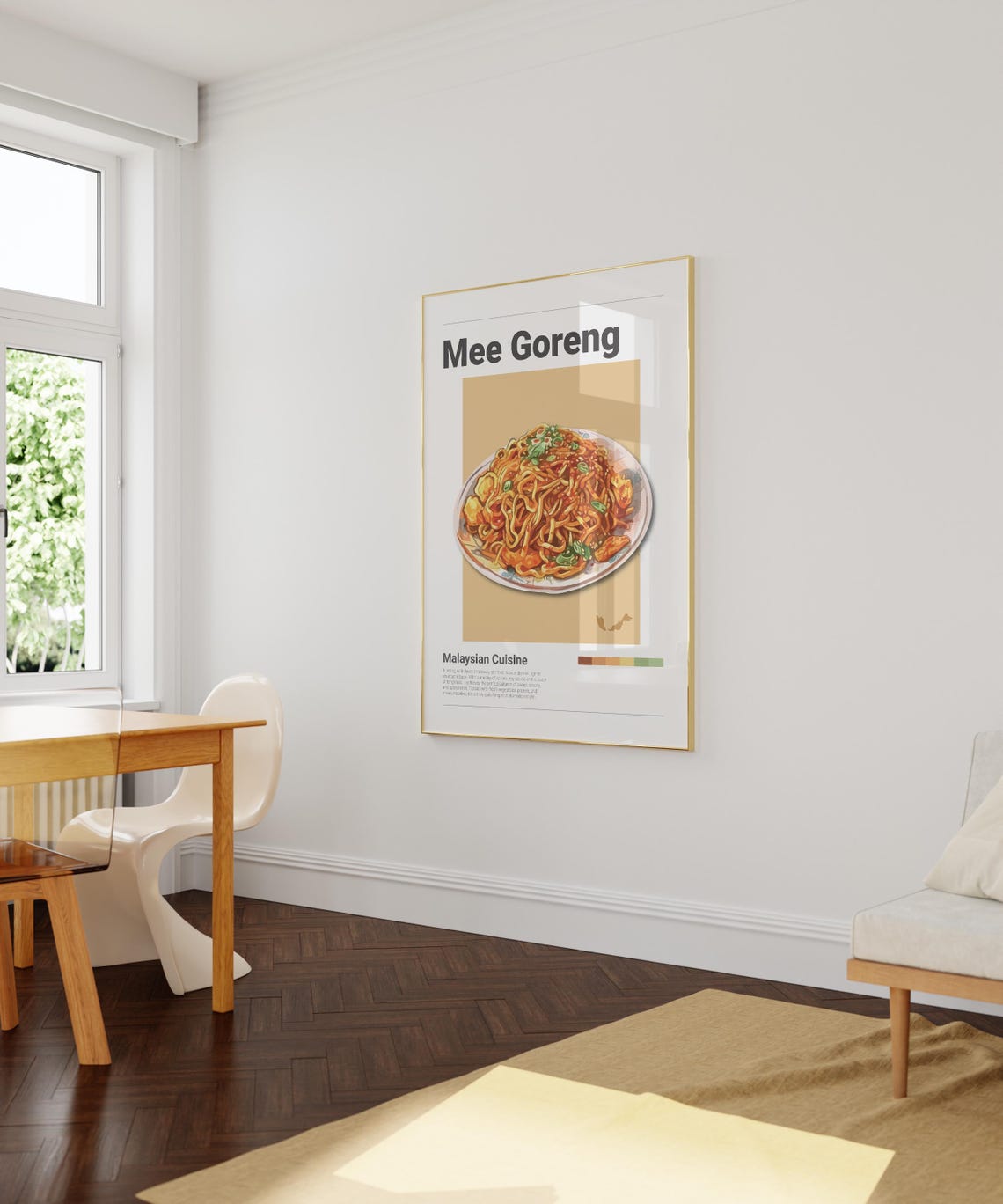 Mee Goreng Poster: Minimalist Malaysian Food Art (digital Download) - Etsy
