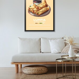 Philippines Lumpia Poster: Minimalist Filipino Art (digital Print) - Etsy