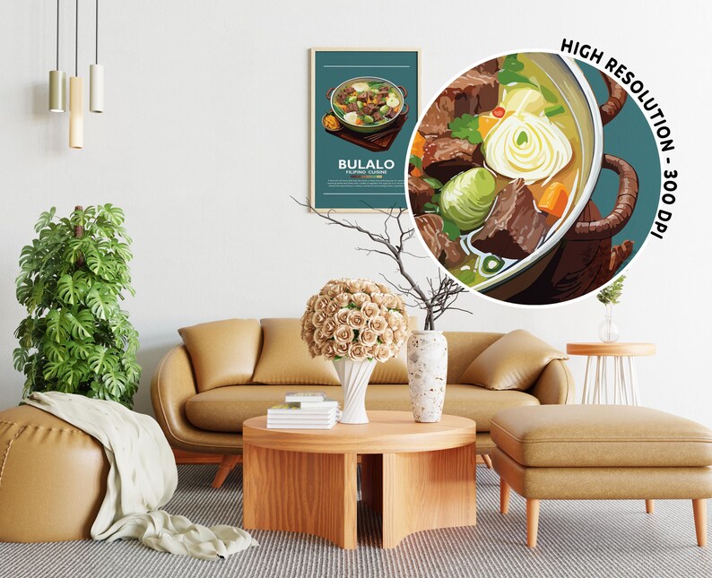 Bulalo Poster: Minimalist Filipino Food Art (digital Download) - Etsy