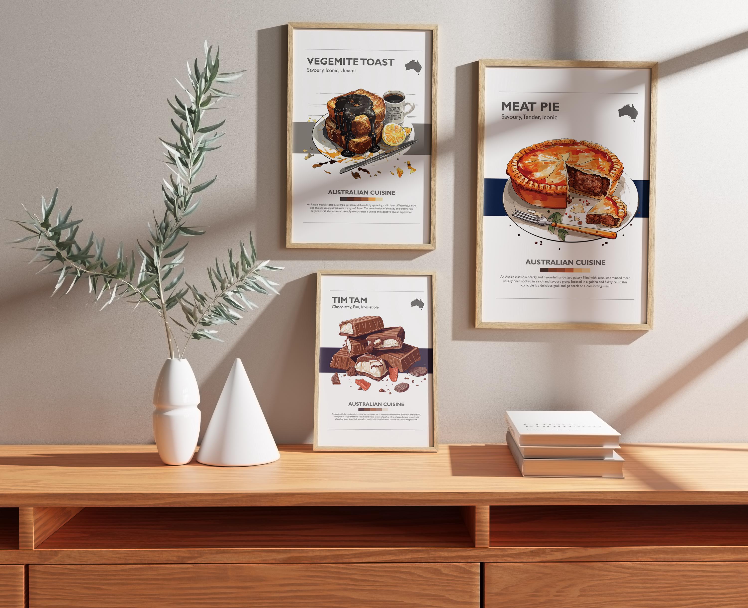 Tim Tam Poster: Australian Foodie Art Print (digital Download - Etsy