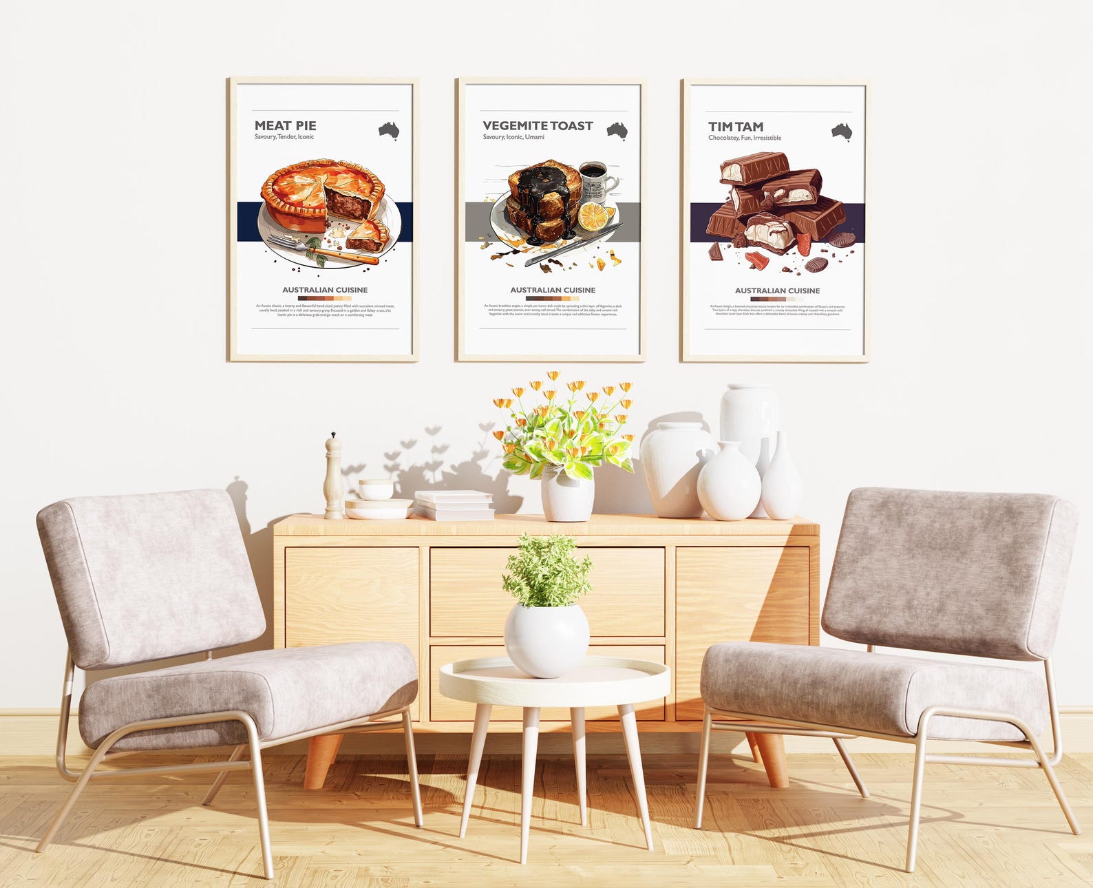 Tim Tam Poster: Australian Foodie Art Print (digital Download - Etsy