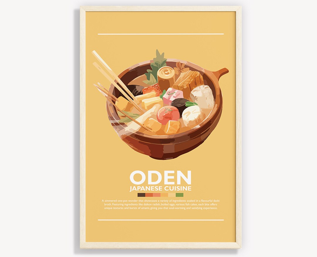 JAPANESE ODEN POSTER | Minimalist Wall Art Decor | Digital Prints ...