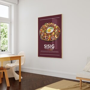 Pork Sisig Poster: Minimalist Filipino Food Art (digital Print) - Etsy