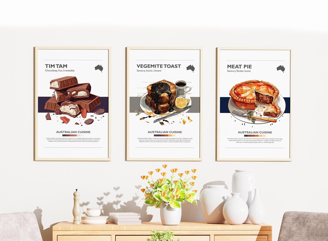 Tim Tam Poster: Australian Foodie Art Print (digital Download - Etsy