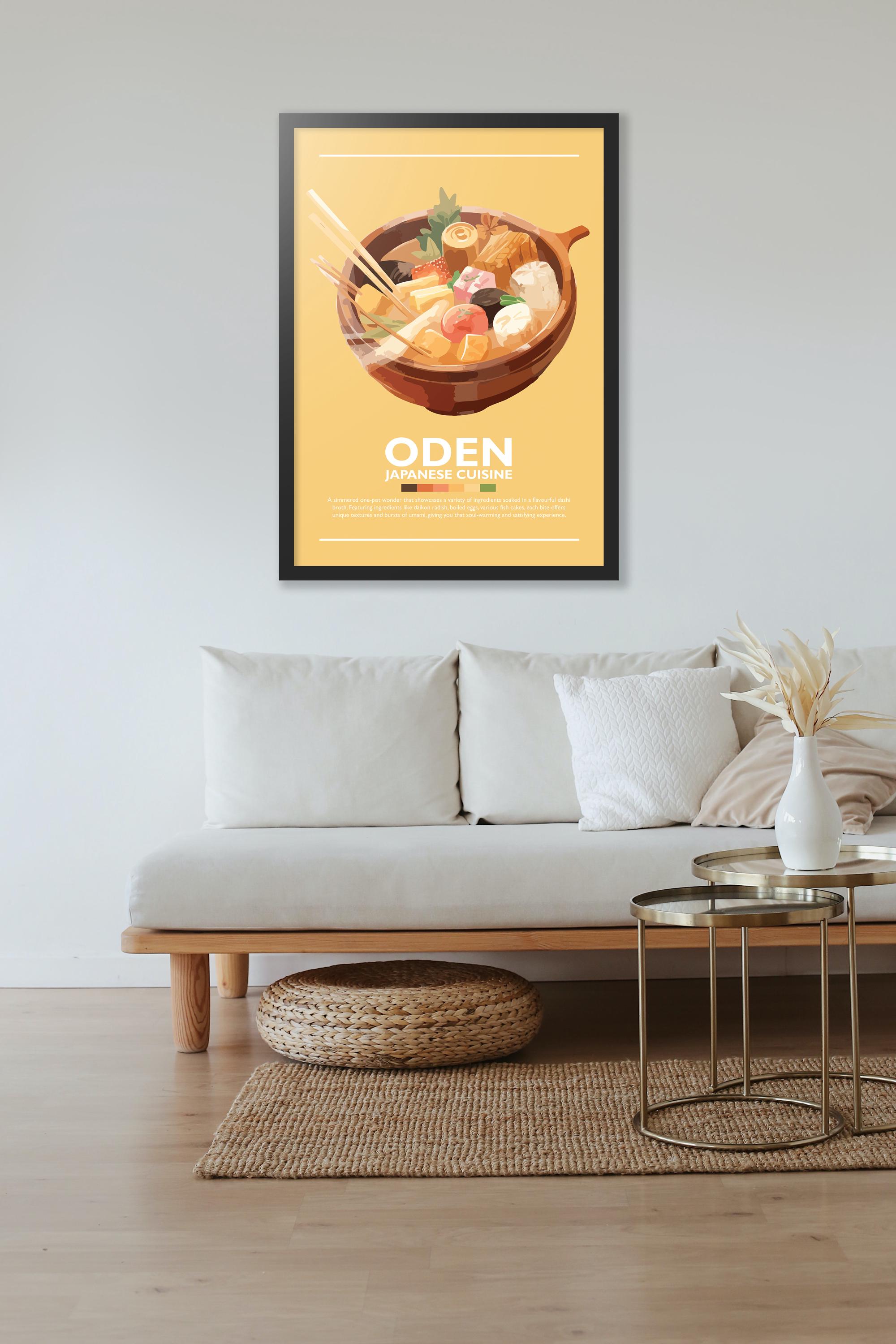 Japanese Oden Poster: Minimalist Food Art Print (digital Download) - Etsy