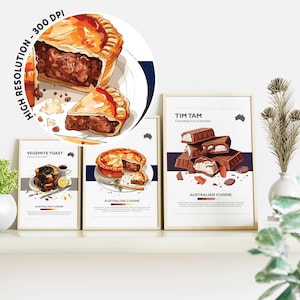 Tim Tam Poster: Australian Foodie Art Print (digital Download - Etsy