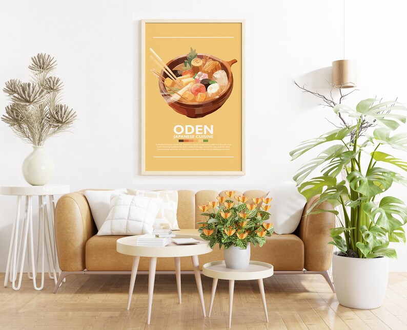 Japanese Oden Poster: Minimalist Food Art Print (digital Download) - Etsy