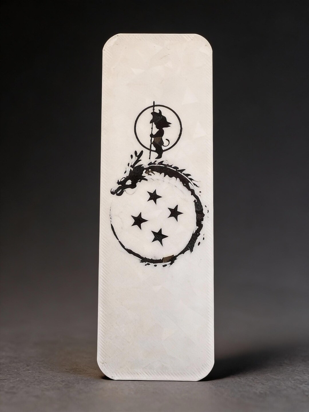Anime-inspired Bookmark | Black & White Flatforge | Cult Vibes ...