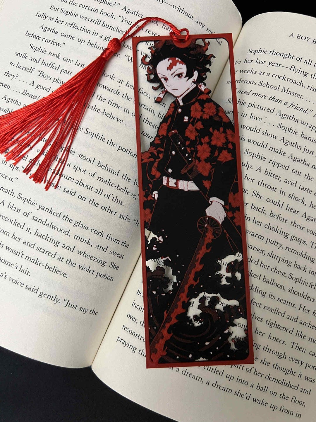 Anime Bookmarks – 3D Printed Anime Bookmarks With Cord | Sustainable ...