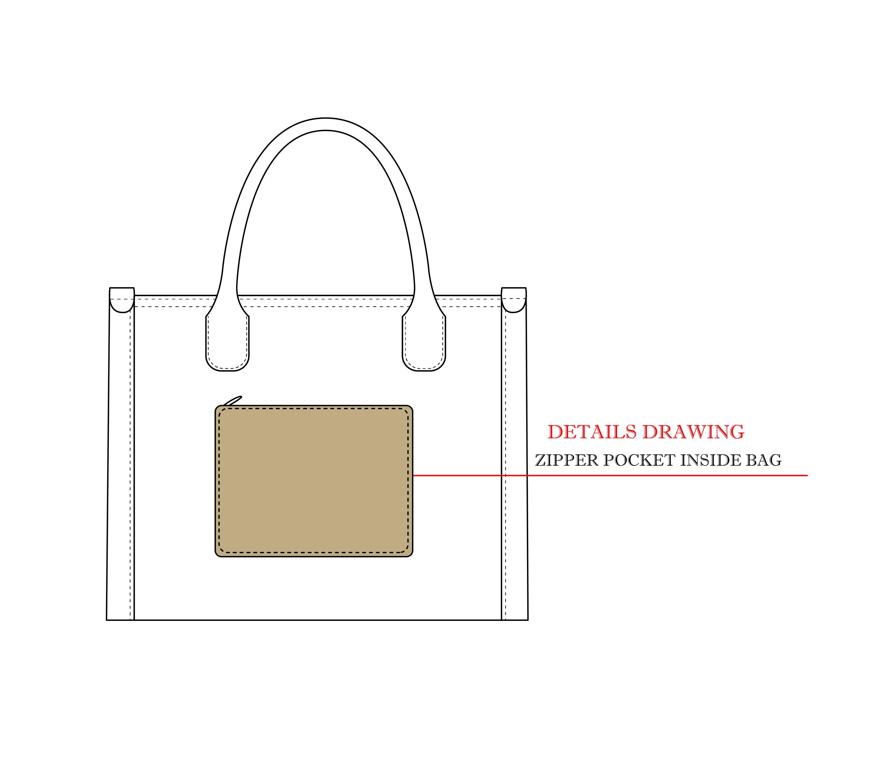 Streetwear Tote Bag Vector Template Mock-up Adobe Illustrator ...