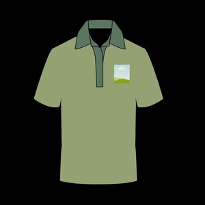 Canva Polo T-shirt |AOP Drag-and-drop Clothing Frame Templates for Etsy ...