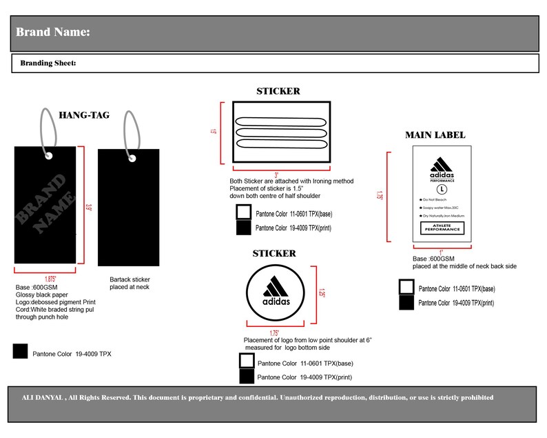 T-shirt Tech Pack Template | CAD Vector Mockup | Fashion Design Spec ...