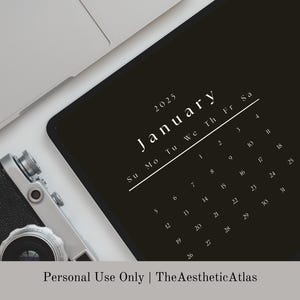 2025 Aesthetic Desktop Wallpapers | Minimalist Digital Calendar ...