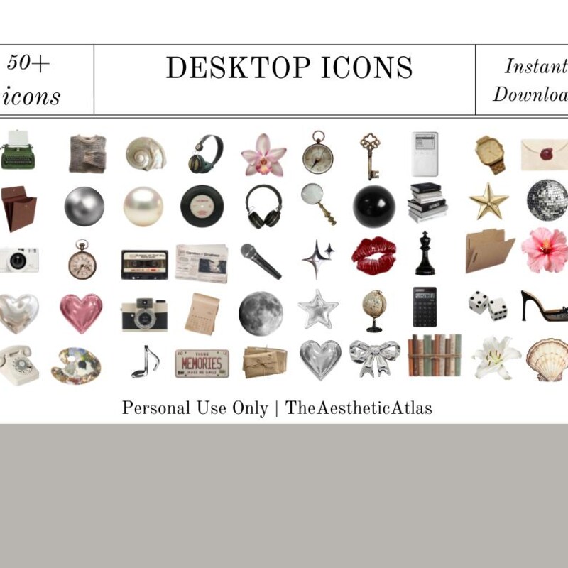 Desktop Icons - Etsy