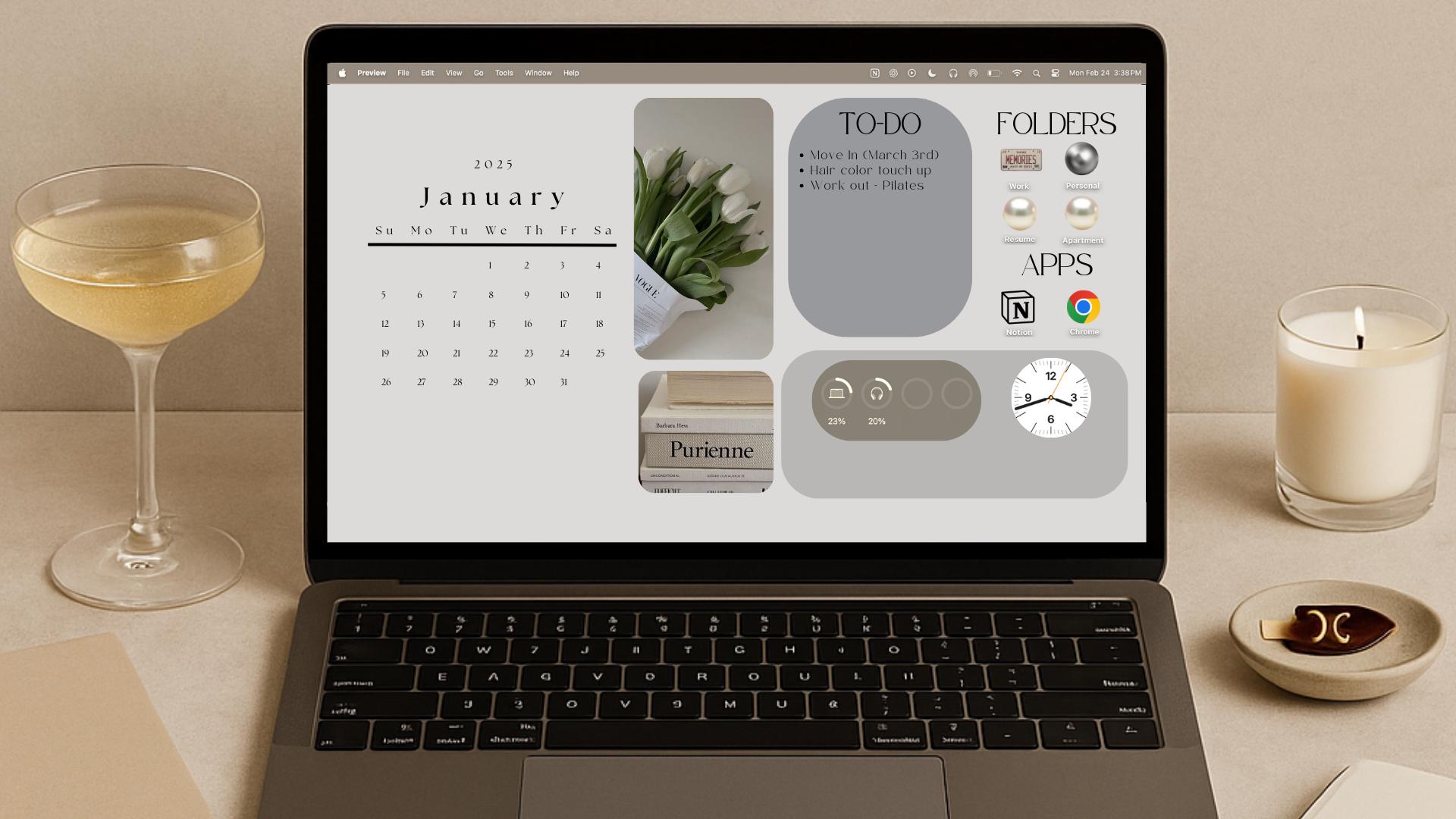 50+ Vintage Aesthetic Desktop Icons & Digital Stickers | PNG/ICO Bundle ...