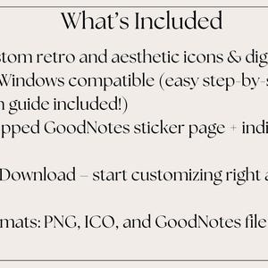 Vintage Aesthetic Desktop Icons | PNG, Goodnotes Stickers (digital ...