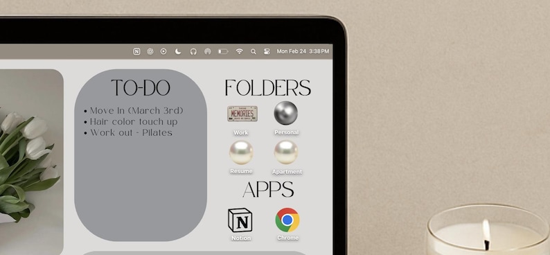 Vintage Aesthetic Desktop Icons | PNG, Goodnotes Stickers (digital ...
