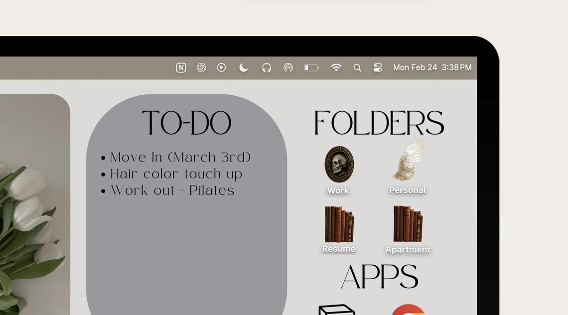 50+ Vintage Aesthetic Desktop Icons & Digital Stickers | PNG/ICO Bundle ...