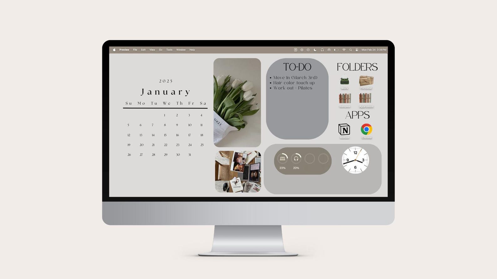 Vintage Aesthetic Desktop Icons | Retro Folder Icons for Mac & Windows ...