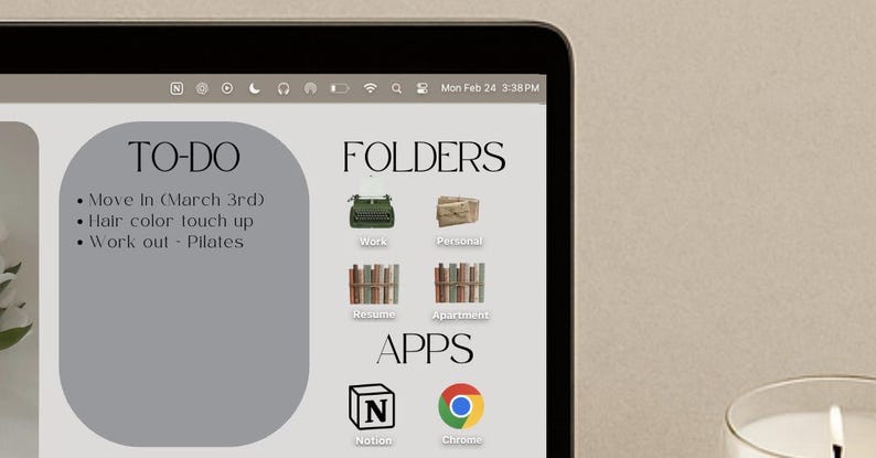 Vintage Aesthetic Desktop Icons | PNG, Goodnotes Stickers (digital ...