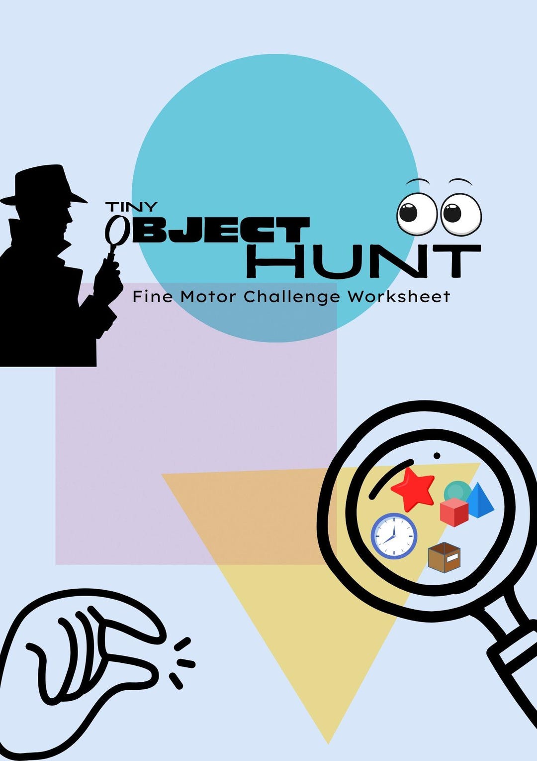Tiny Object Hunt Find and Seek for Kids Sheets | Fun Child Development ...