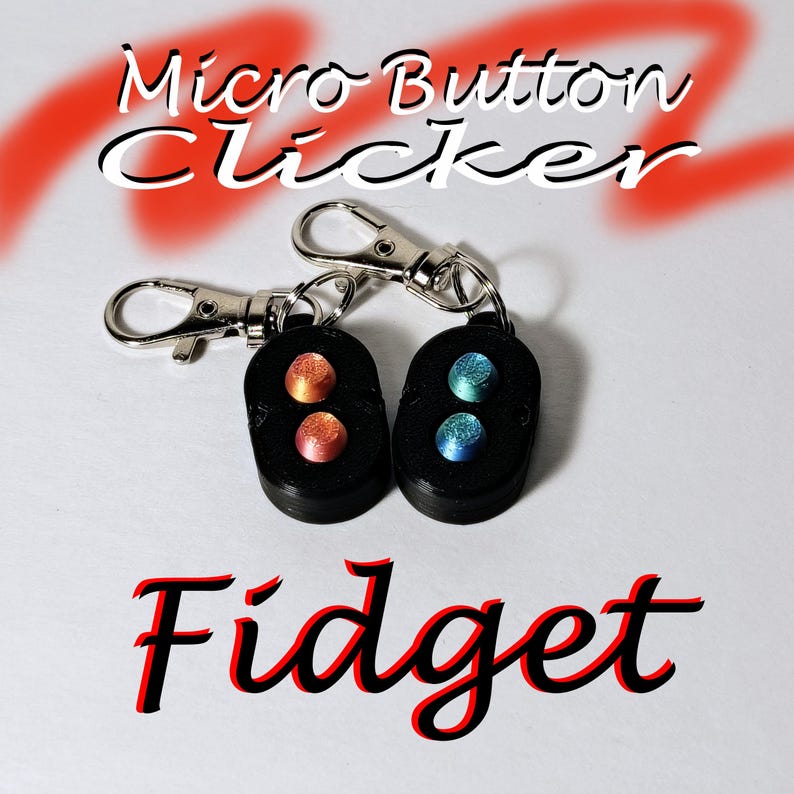 Micro Button Clicker Fidget Toy Fidget Clicker Desk Toy Stress Relief ...