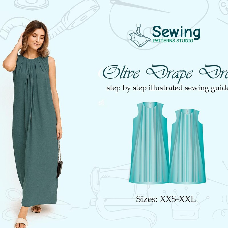 Drape Dress - Etsy